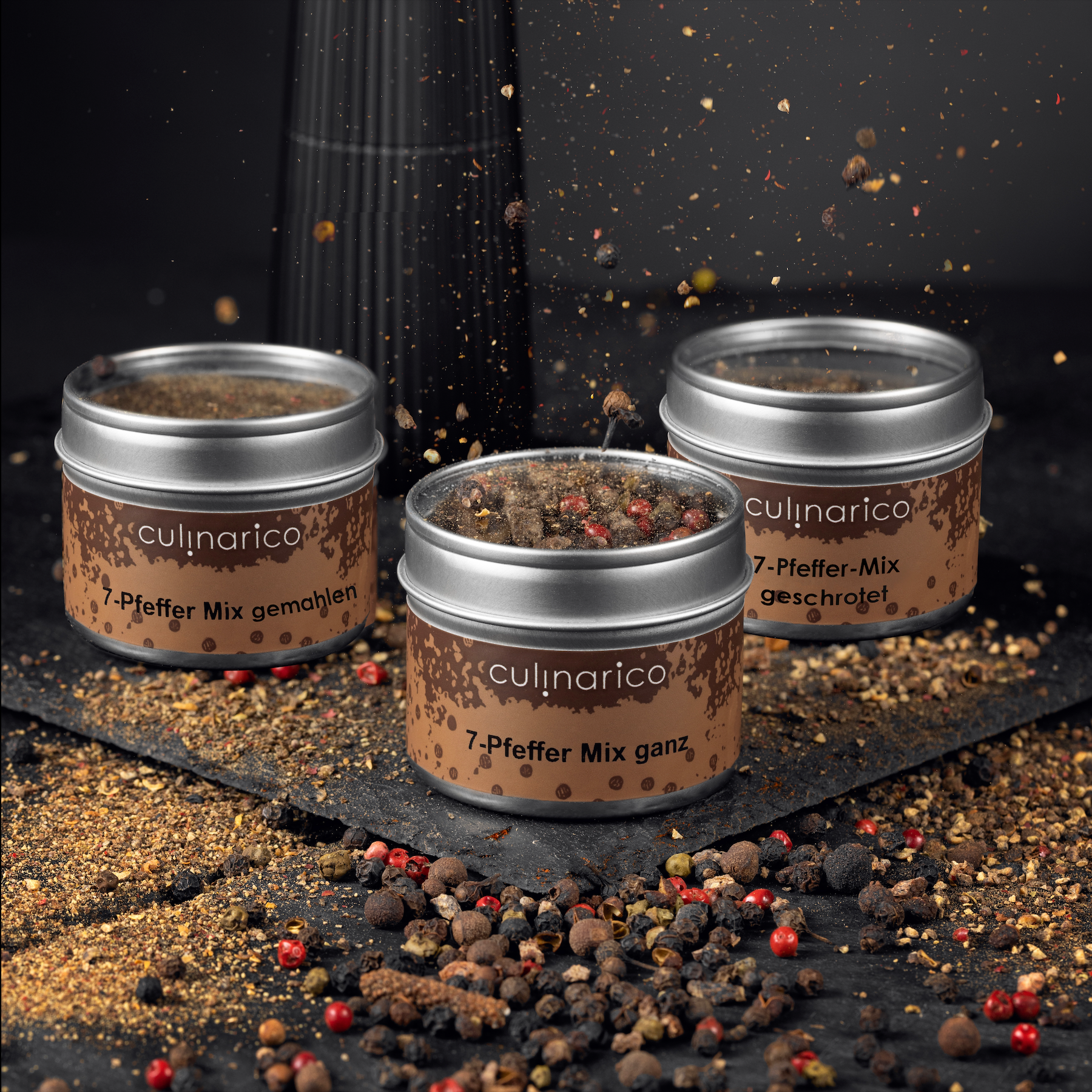 7-Pfeffer-Mix geschrotet, bio | Pfeffermischung – culinarico