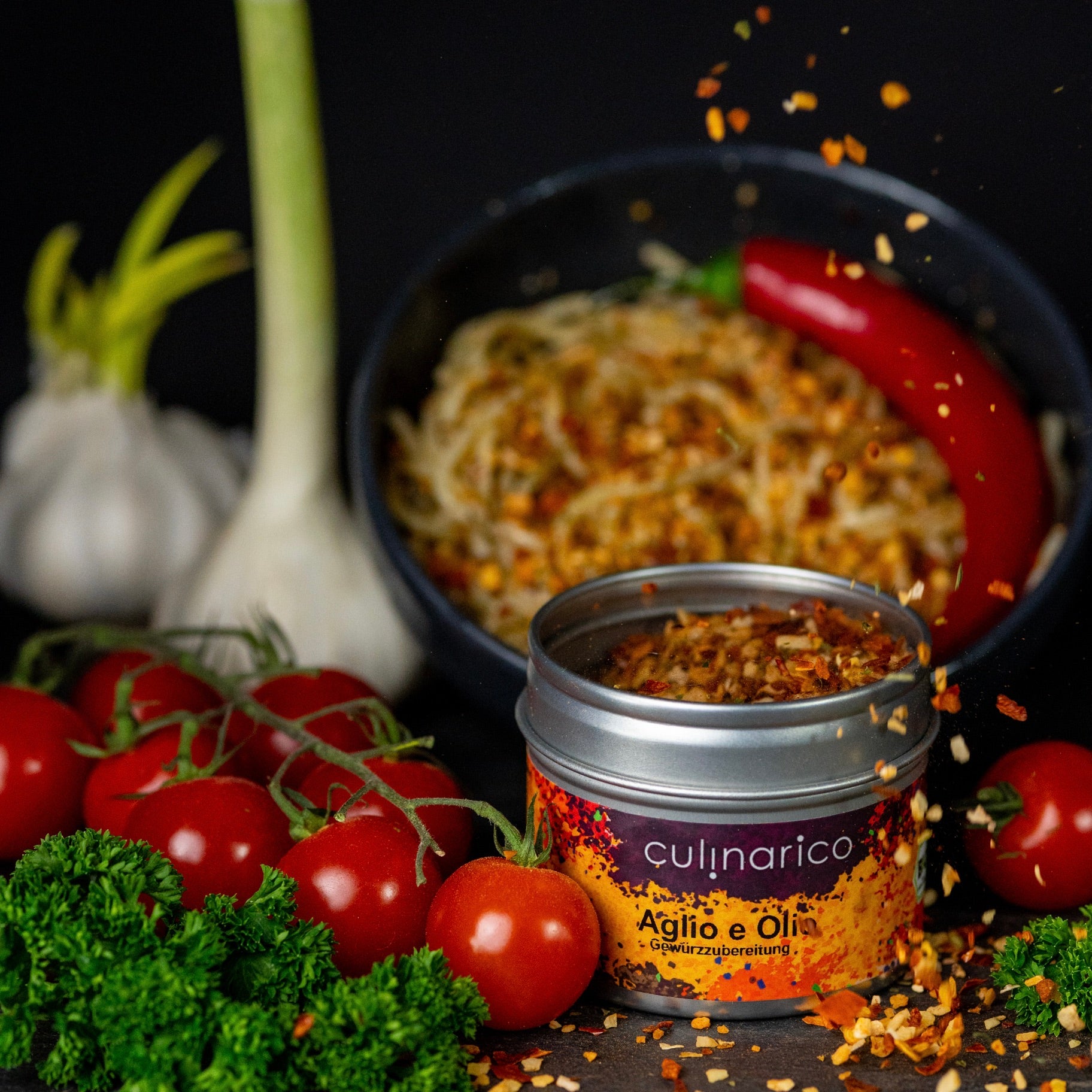 Aglio e Olio, bio – culinarico